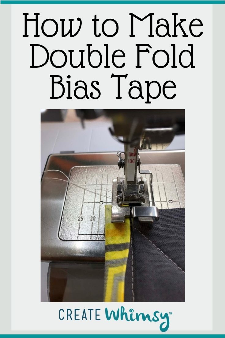 How to Make Double Fold Bias Tape: Binding Tutorial - Create Whimsy