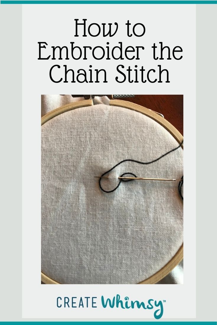 Chain, Chain, Chain Stitch | Create Whimsy | Hand Embroidery