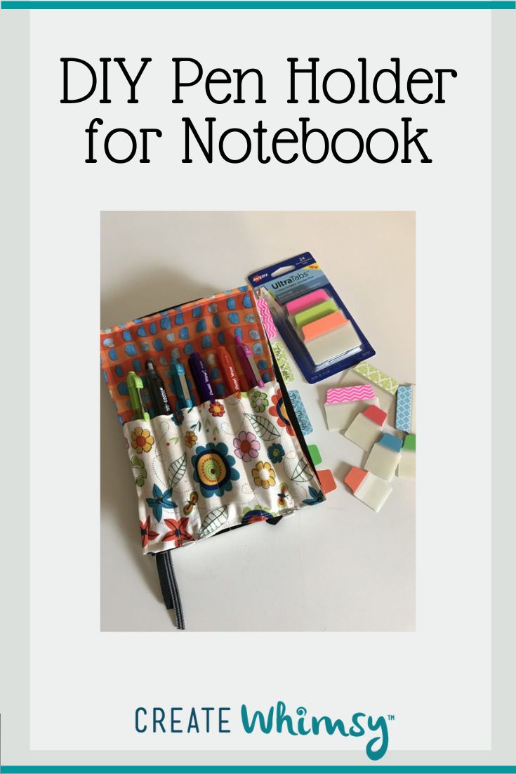 DIY Pen Holder for Notebook - Create Whimsy