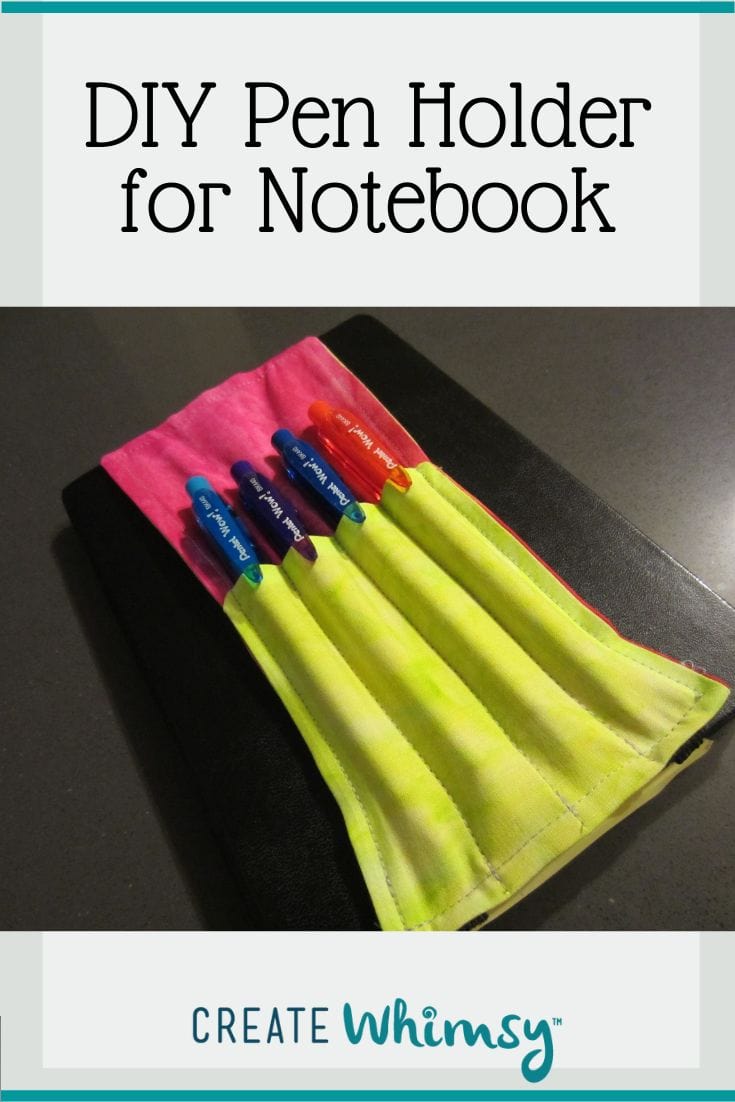 DIY Pen Holder for Notebook - Create Whimsy