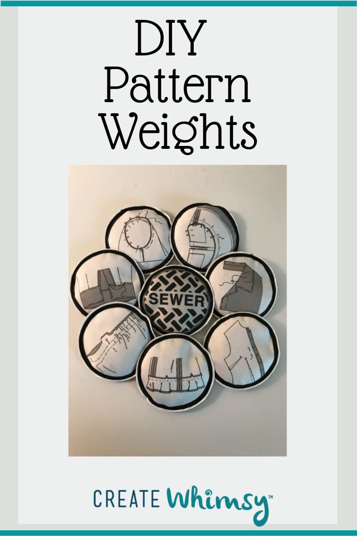 Make Your Own Pattern Weights | Create Whimsy | Sewing