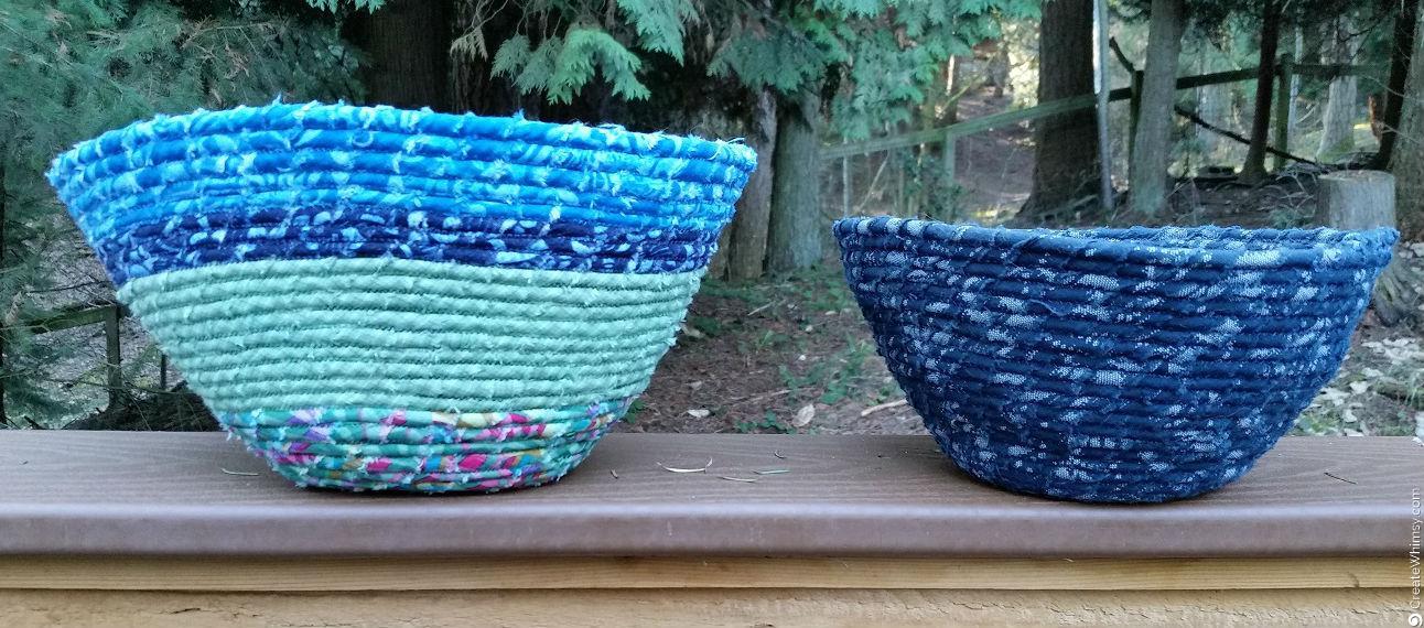 How to Make a Fabric Rope Bowl - Create Whimsy