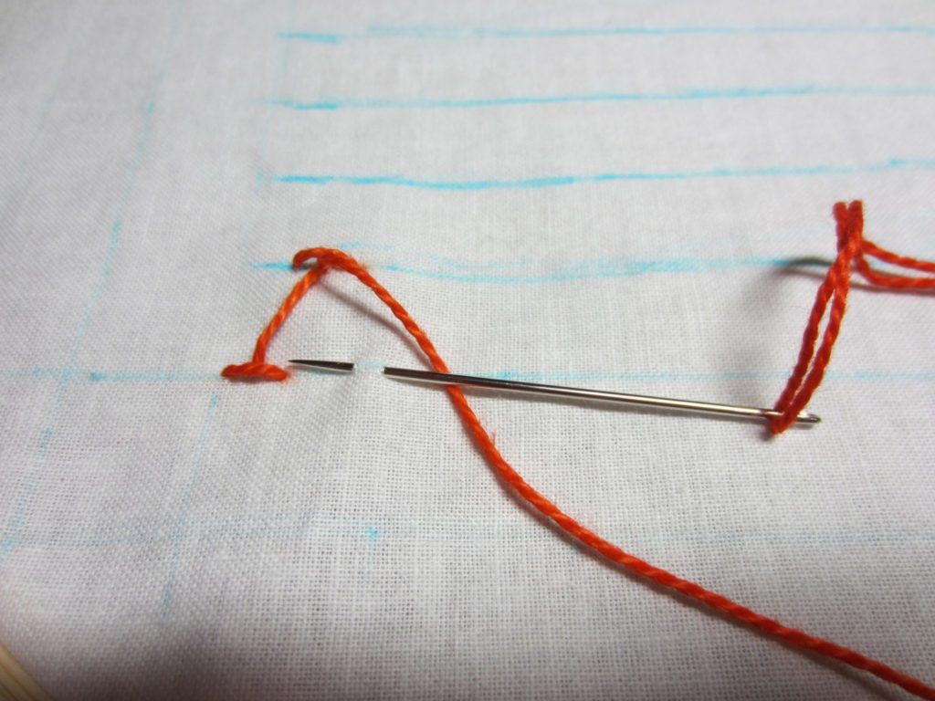 Chevron Embroidery Stitch - Create Whimsy