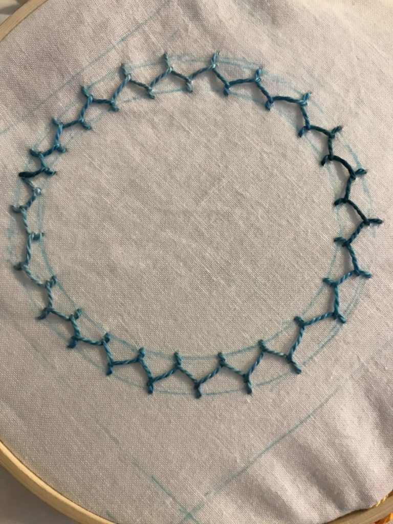 Embroidery: Open Cretan Stitch - Create Whimsy