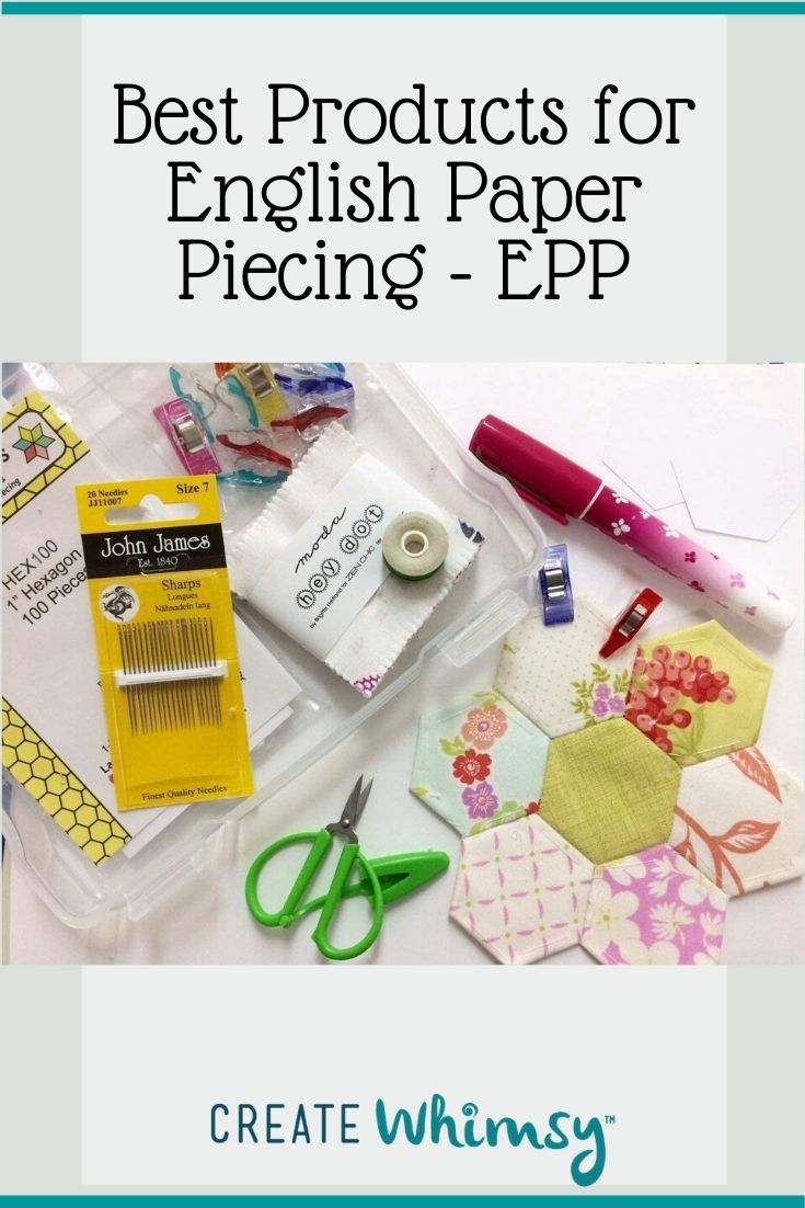 English Paper Piecing Supplies: EPP Essentials - Create Whimsy