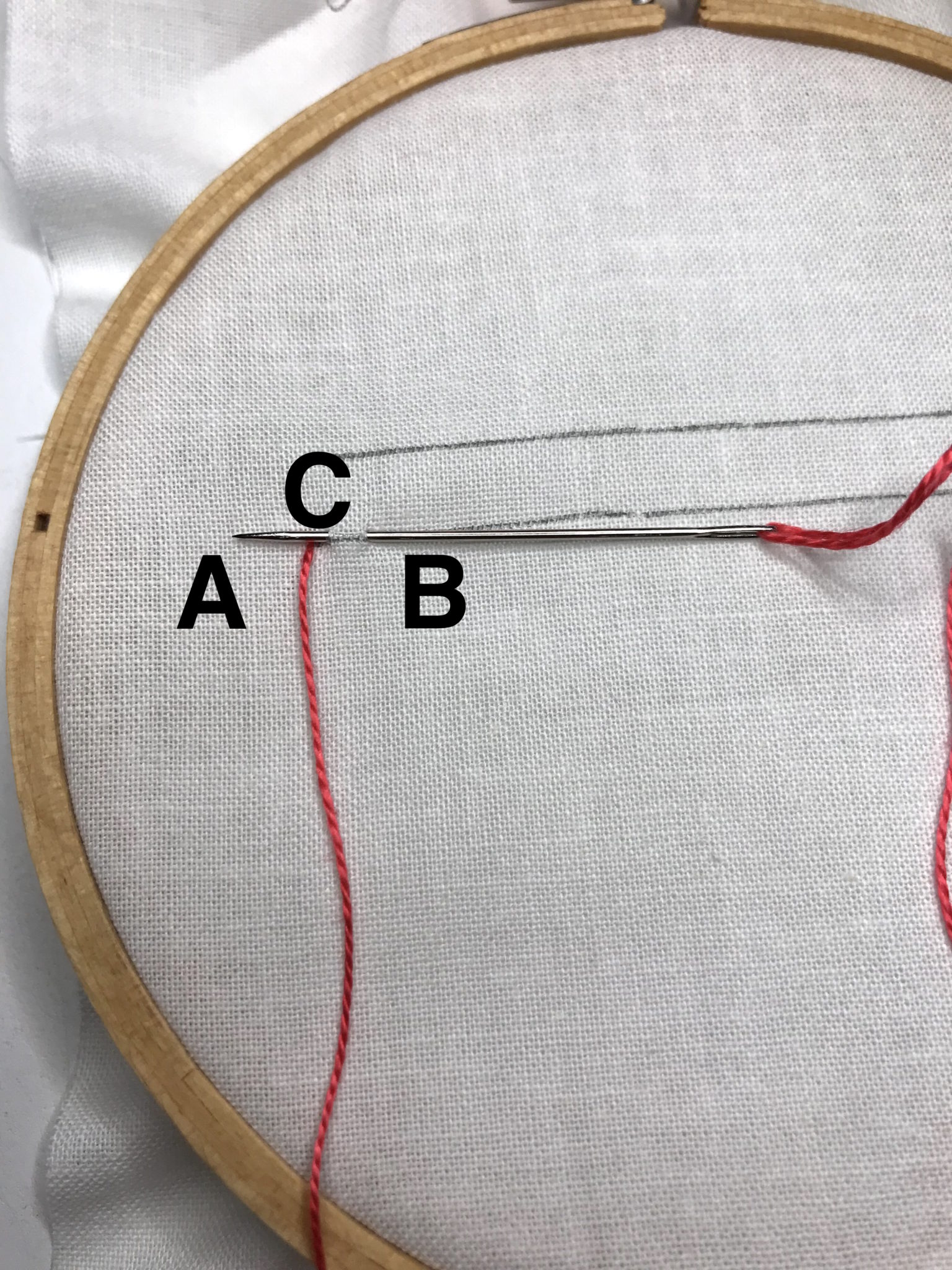 Chevron Embroidery Stitch - Create Whimsy