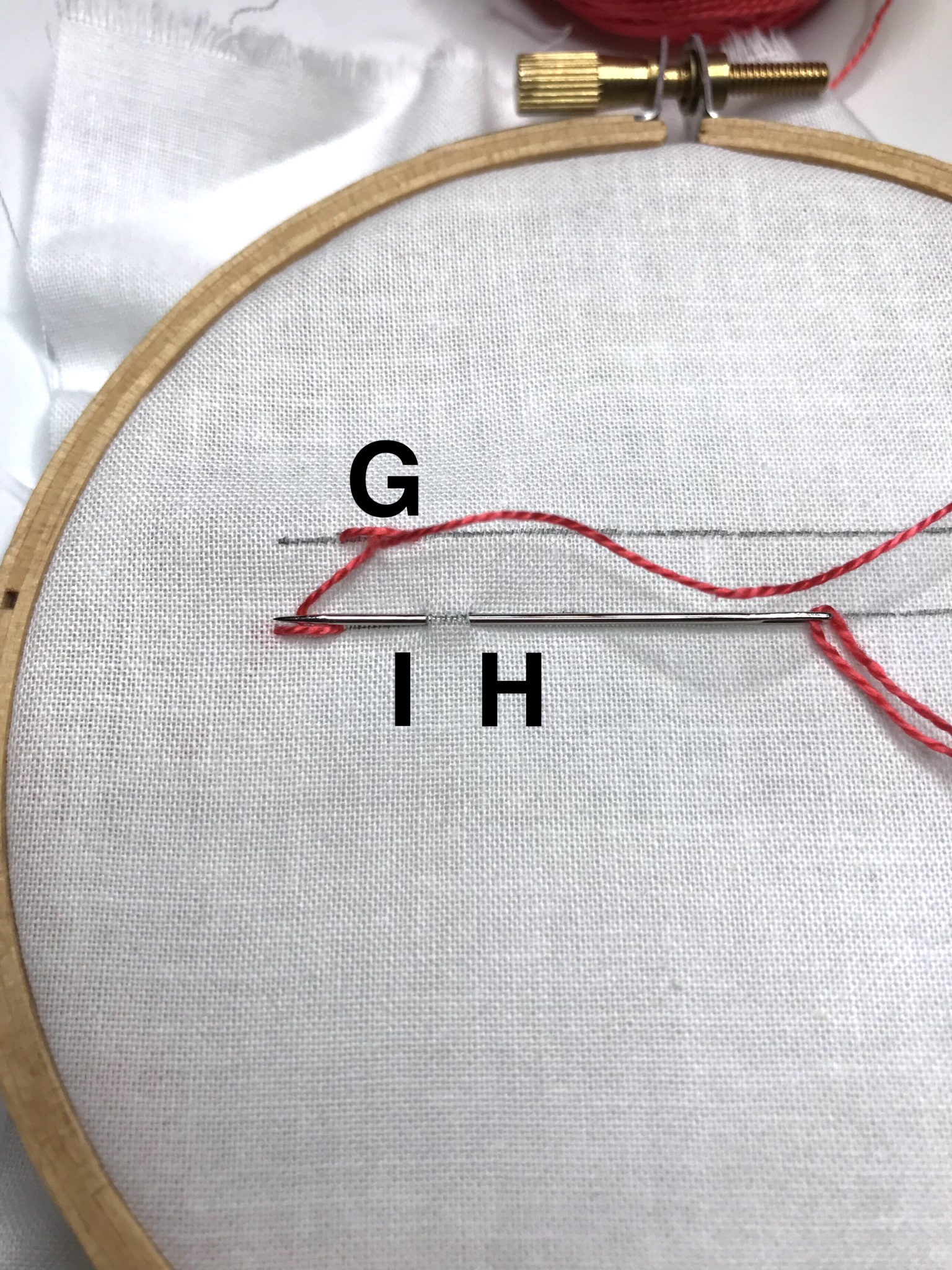 Chevron Embroidery Stitch - Create Whimsy