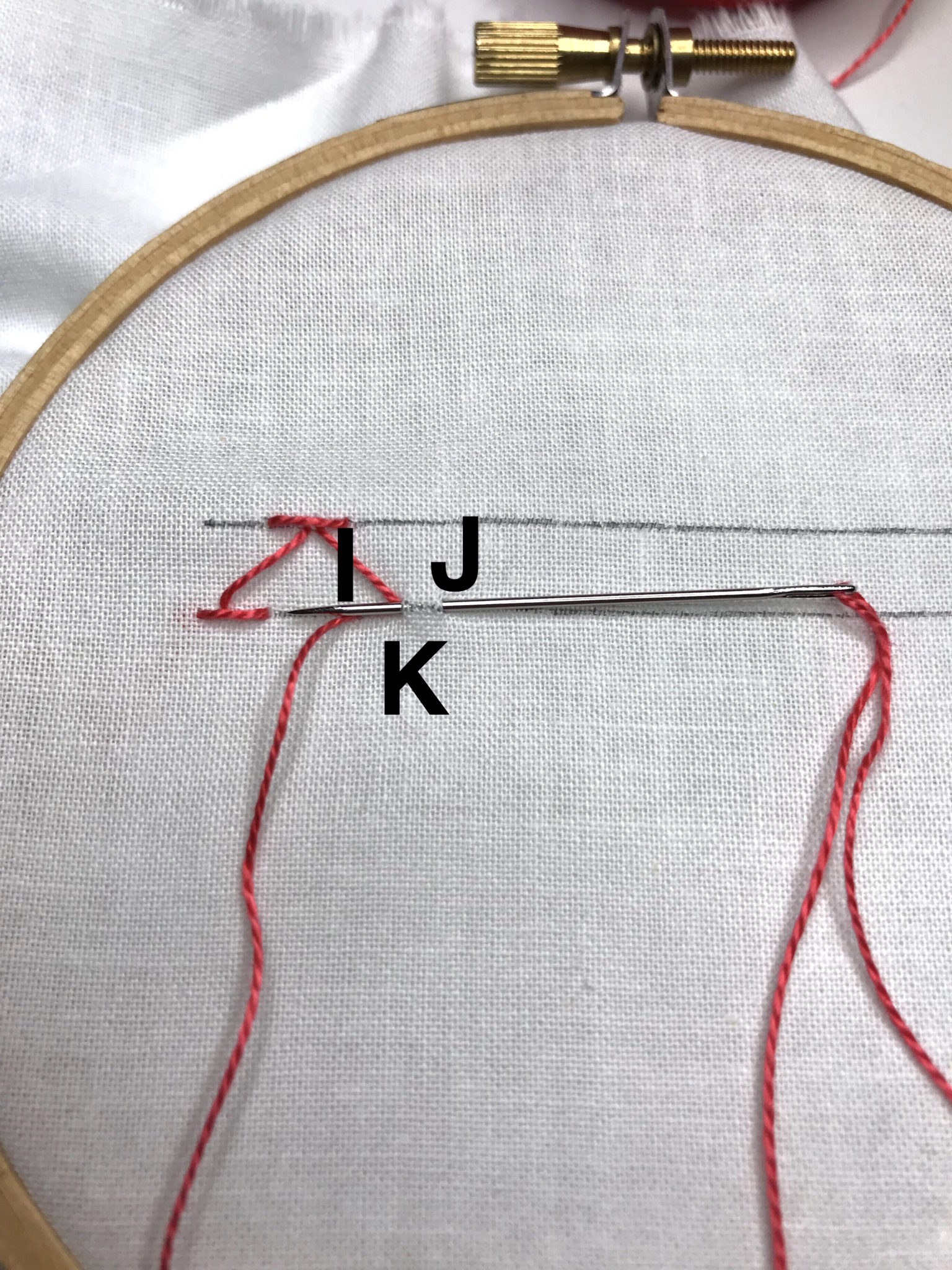 Chevron Embroidery Stitch - Create Whimsy