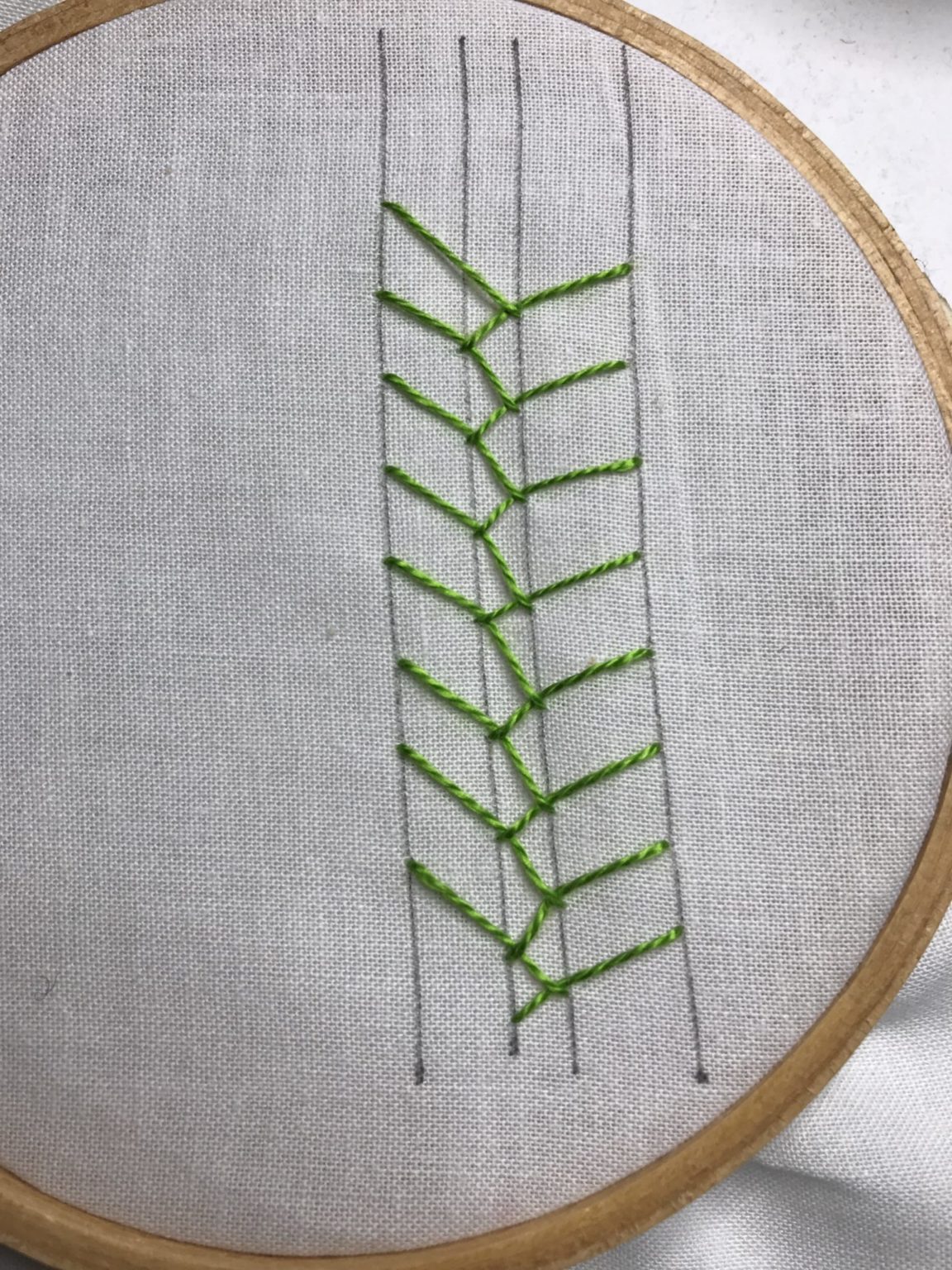 Leaf Stitch Embroidery - Create Whimsy