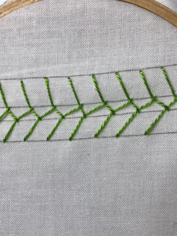 Leaf Stitch Embroidery - Create Whimsy