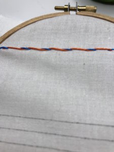 Embroidery: Whipped Running Stitch (Cordonnet Stitch) - Create Whimsy