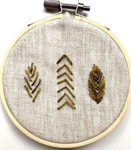 Embroidery: Stacked Arrowhead Stitch - Create Whimsy