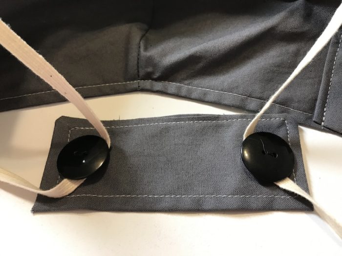 How to Make a Button Band for Face Masks - Create Whimsy