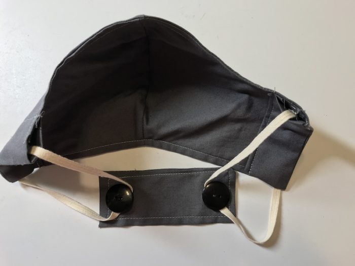 How to Make a Button Band for Face Masks - Create Whimsy