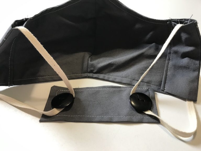 How to Make a Button Band for Face Masks - Create Whimsy