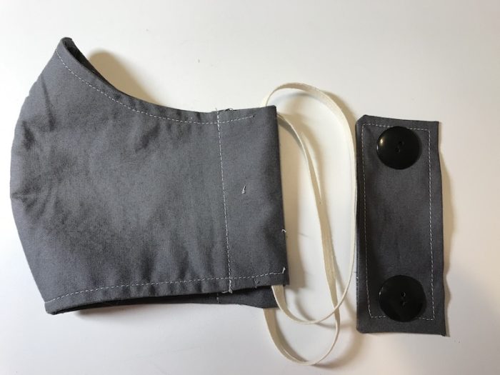How to Make a Button Band for Face Masks - Create Whimsy
