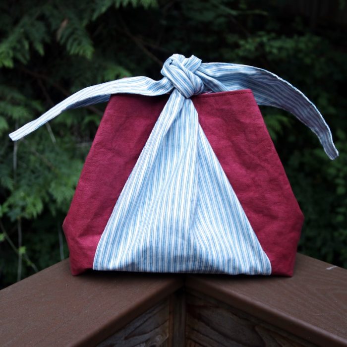 How to Make a Furoshiki Bag with Kraft-Tex - Create Whimsy