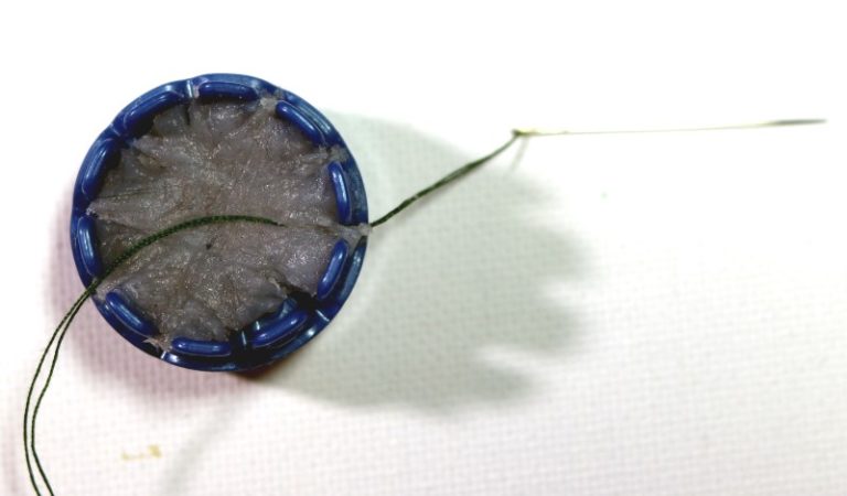 How to Make an EPP Wreath Ornament with Hexies - Create Whimsy