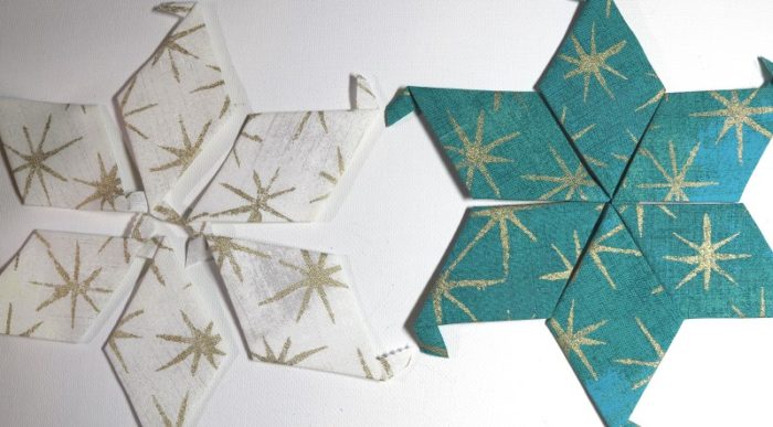How to Make an EPP Star Ornament with Diamonds - Create Whimsy