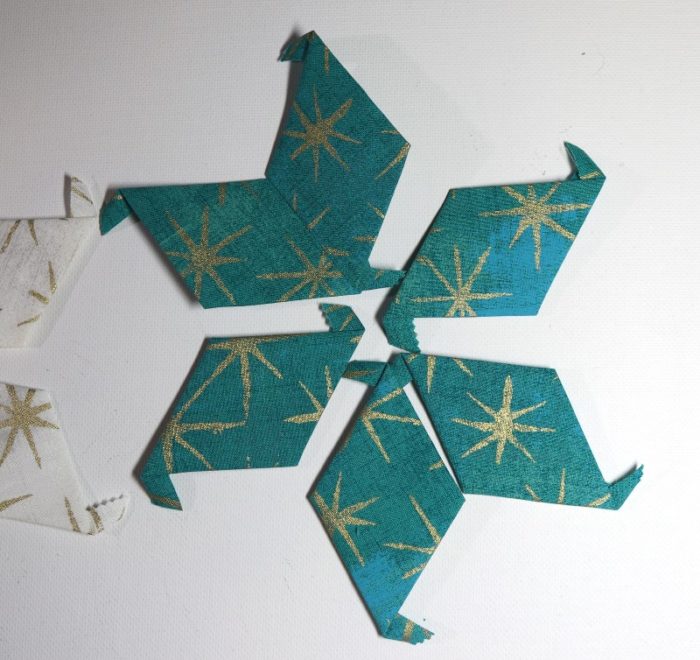 How to Make an EPP Star Ornament with Diamonds - Create Whimsy
