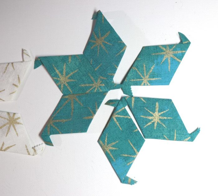 How to Make an EPP Star Ornament with Diamonds - Create Whimsy