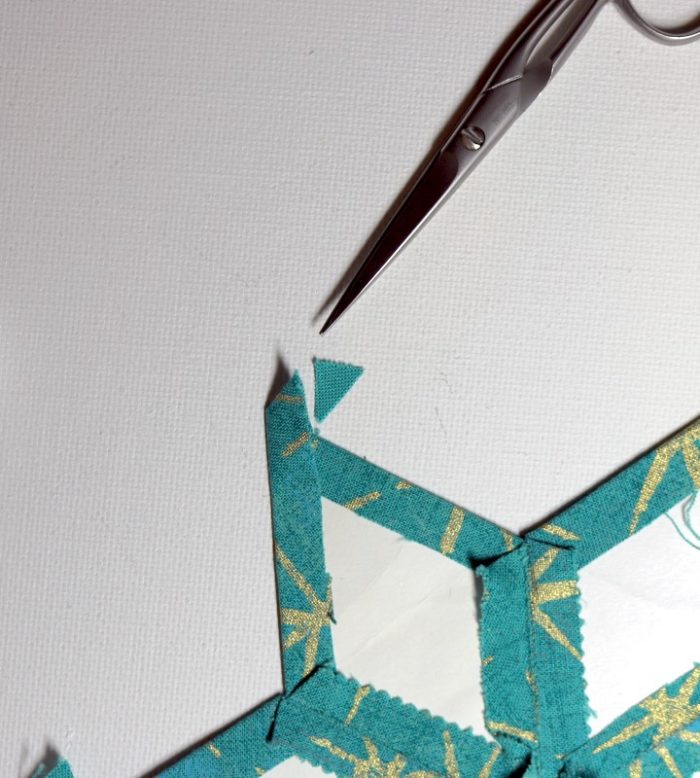 How to Make an EPP Star Ornament with Diamonds - Create Whimsy