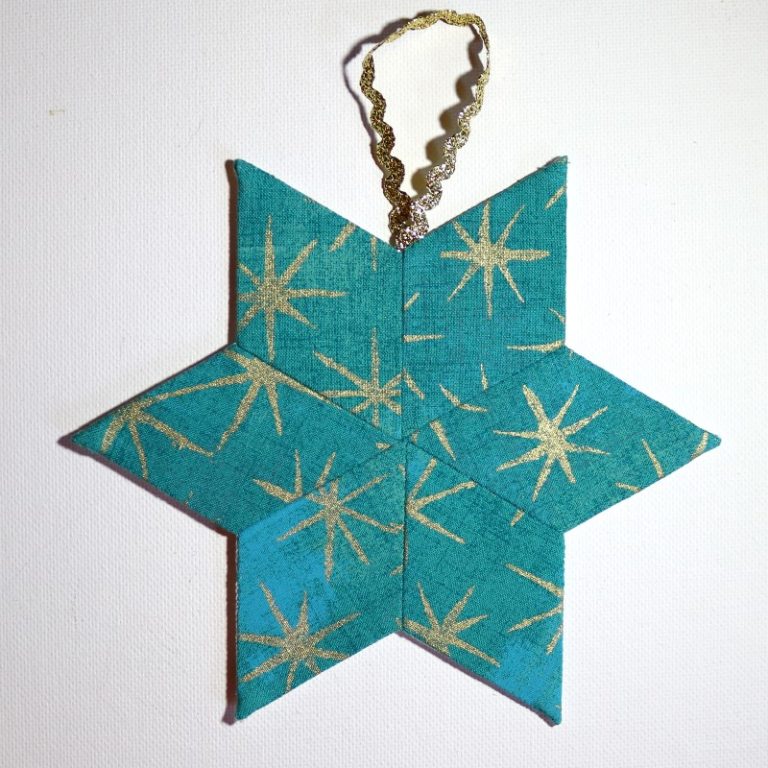 How to Make an EPP Star Ornament with Diamonds - Create Whimsy
