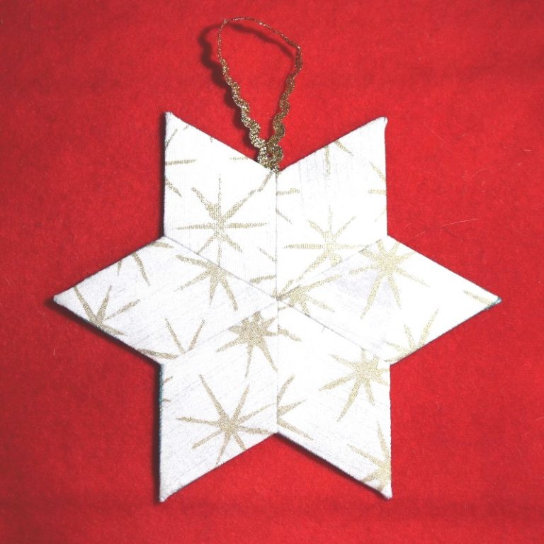 How to Make an EPP Star Ornament with Diamonds - Create Whimsy