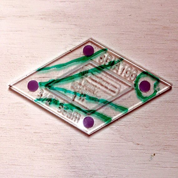 How to Fussy Cut EPP Diamonds - Create Whimsy