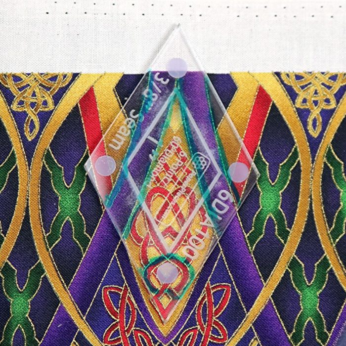 How to Fussy Cut EPP Diamonds - Create Whimsy