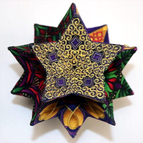 How to Make an EPP Moravian Star Ornament with Diamonds | Create Whimsy