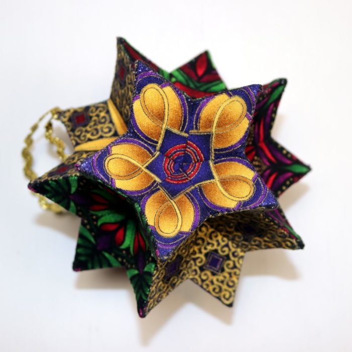 How to Make an EPP Moravian Star Ornament with Diamonds | Create Whimsy