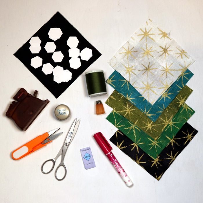 How to Make an EPP Tree-Shaped Ornament with Hexies - Create Whimsy