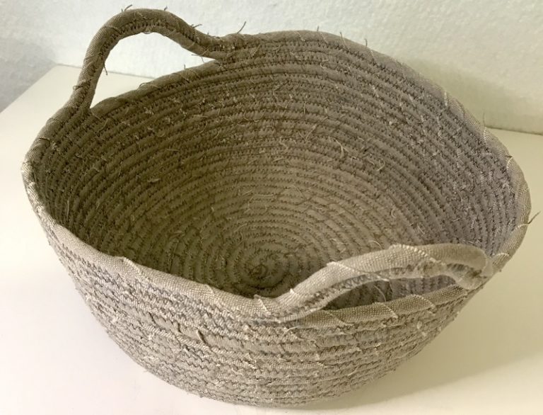 How to Make a Fabric Rope Bowl - Create Whimsy