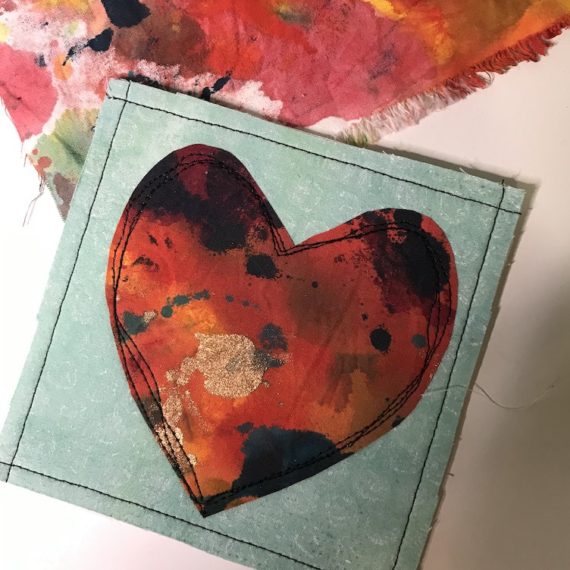 How to Make Quilted Fabric Postcards Tutorial - Create Whimsy