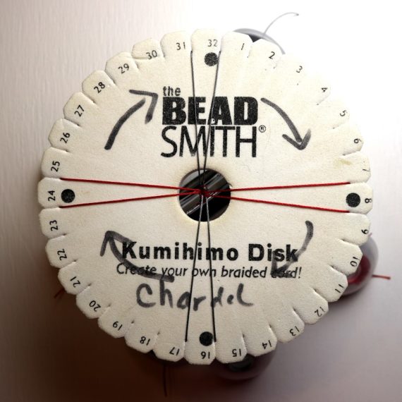 How to Do Kumihimo with Beads - Create Whimsy