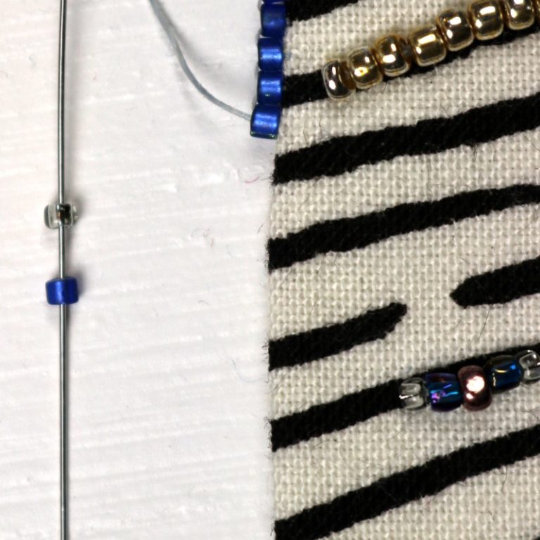 Picot Stitch Edge Bead Embroidery - Create Whimsy