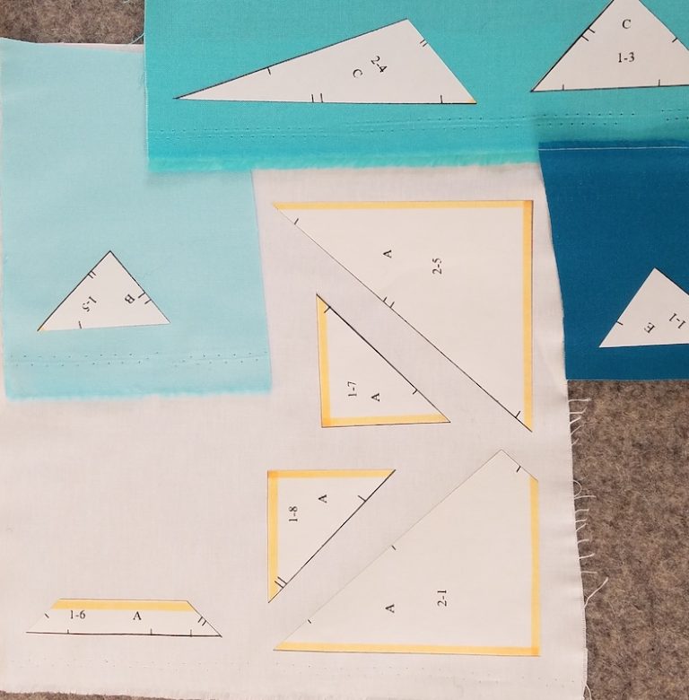 How to Paper Piece using Freezer Paper: Free Pattern - Create Whimsy