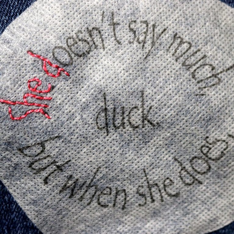 How to Embroider Letters with Wash-Away Stabilizer Transfer - Create Whimsy