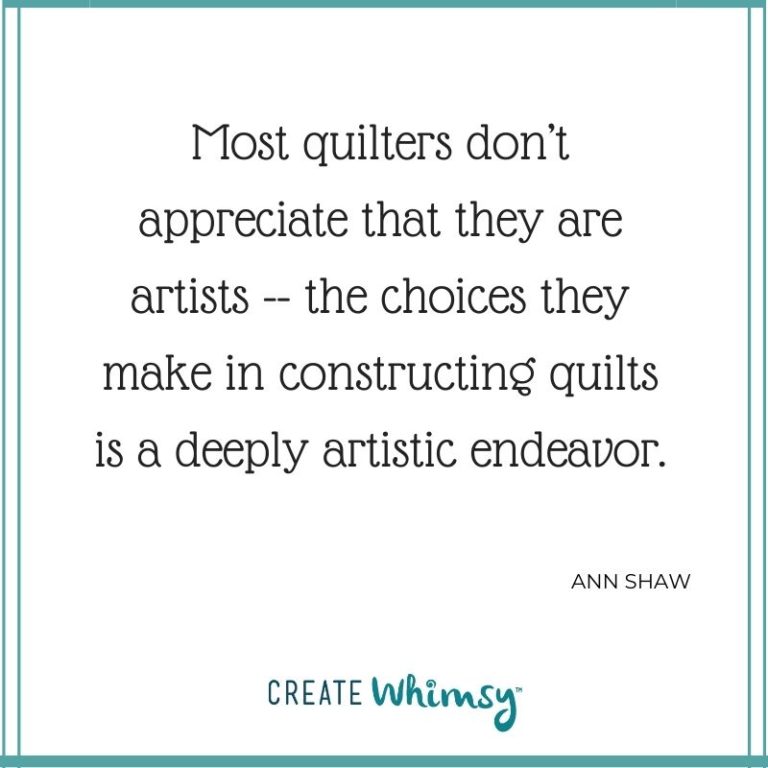 Spotlight: Ann Shaw, Art Quilter - Create Whimsy