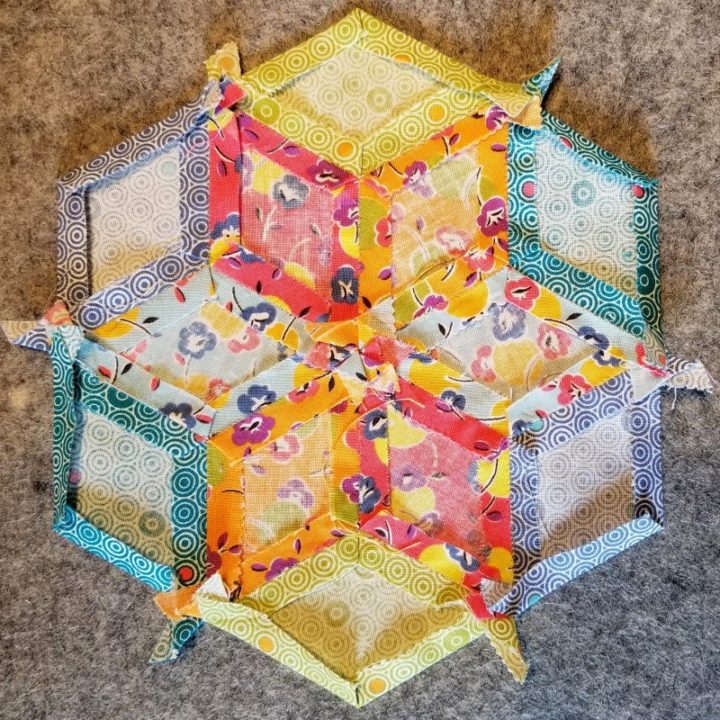 Make an English Paper Pieced Mug Rug - Create Whimsy