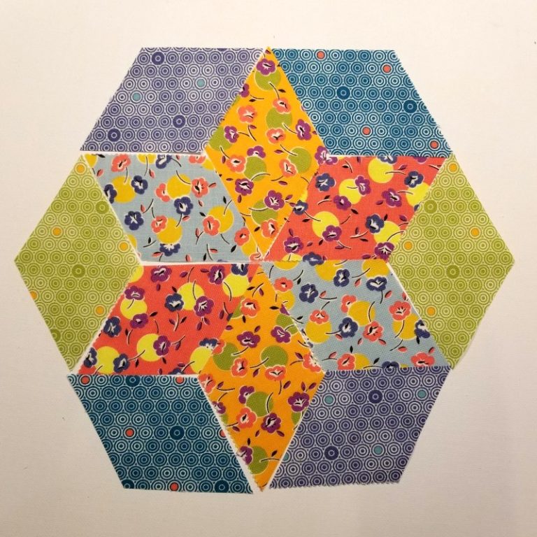 Make an English Paper Pieced Mug Rug - Create Whimsy