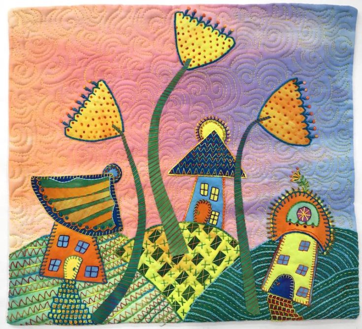 Spotlight: Laura Wasilowski, Textile Artist - Create Whimsy