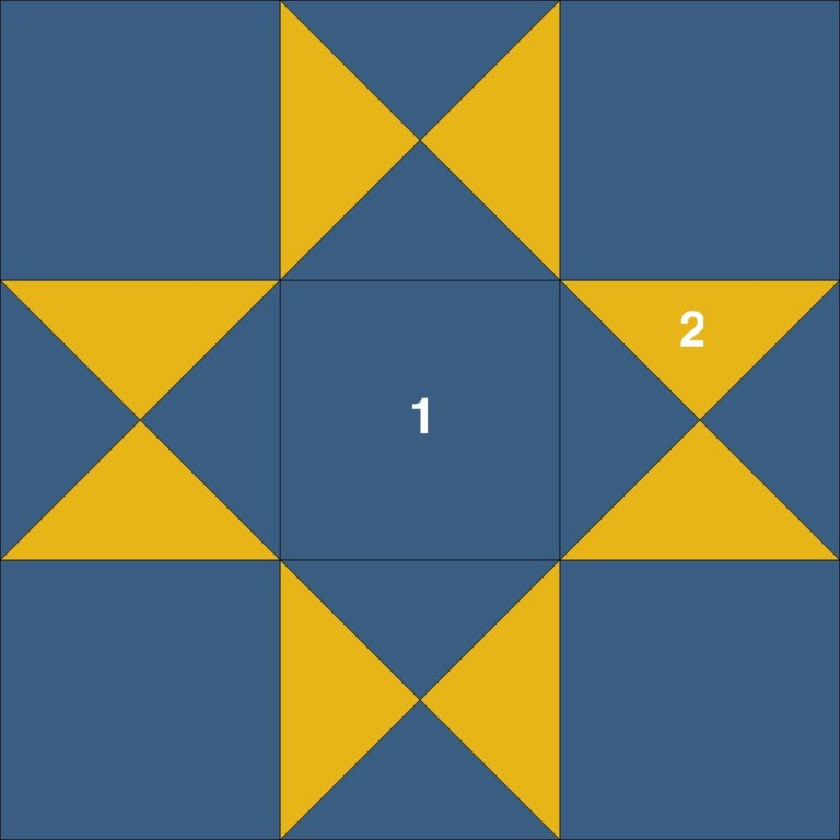 How to Make the Ohio Star Quilt Block: Free Tutorial - Create Whimsy