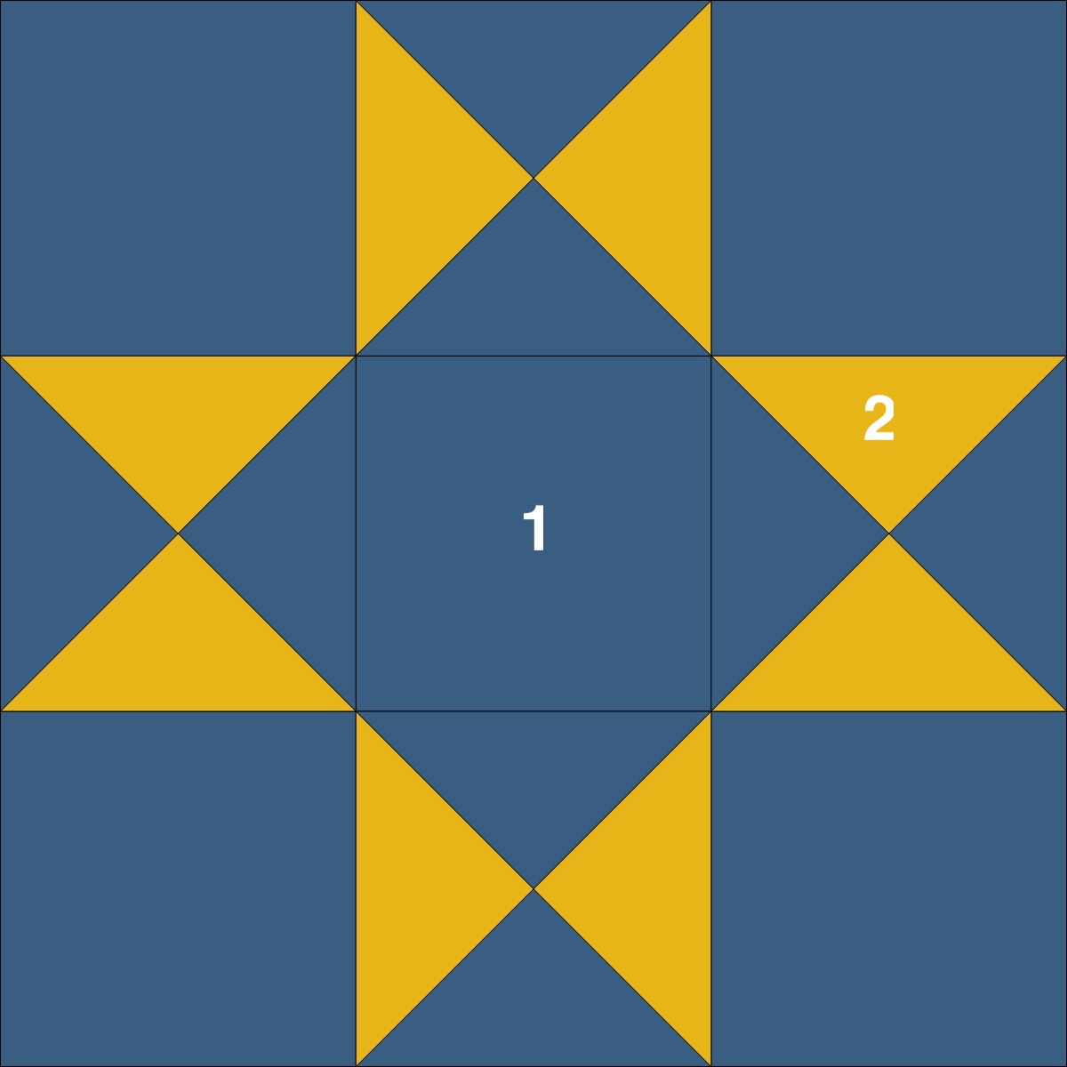 How to Make the Ohio Star Quilt Block: Free Tutorial - Create Whimsy