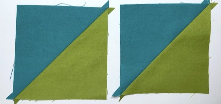 How to Make the Split Quarter Square Triangle Quilt Block - Create Whimsy