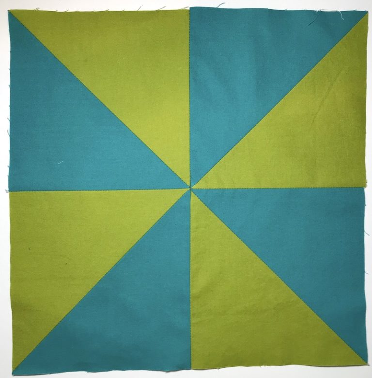 How to Make the Pinwheel Quilt Block - Free Tutorial - Create Whimsy