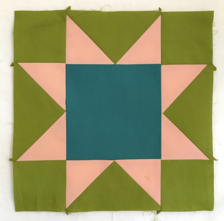 Free Sawtooth Star Quilt Block Pattern Tutorial - Create Whimsy