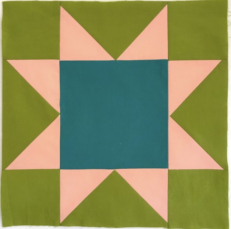Free Sawtooth Star Quilt Block Pattern Tutorial - Create Whimsy