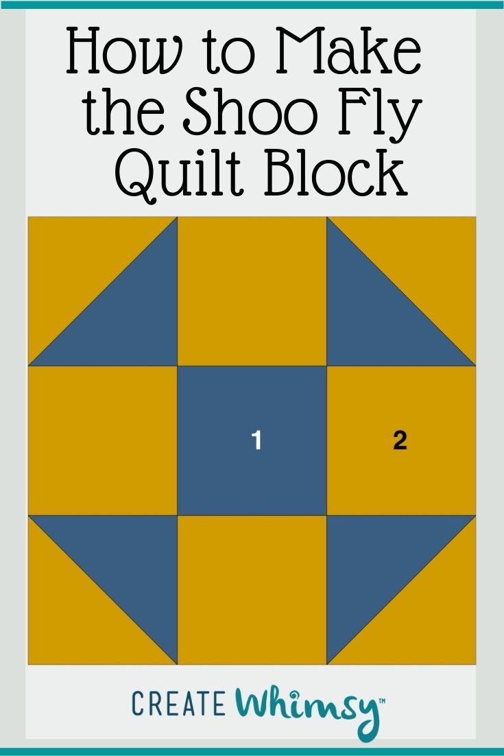 How to Make the Shoo Fly Quilt Block: Free Tutorial - Create Whimsy